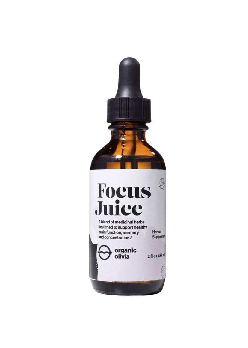 Focus Juice: Natural Herbs for Focus & Memory | Organic Olivia
